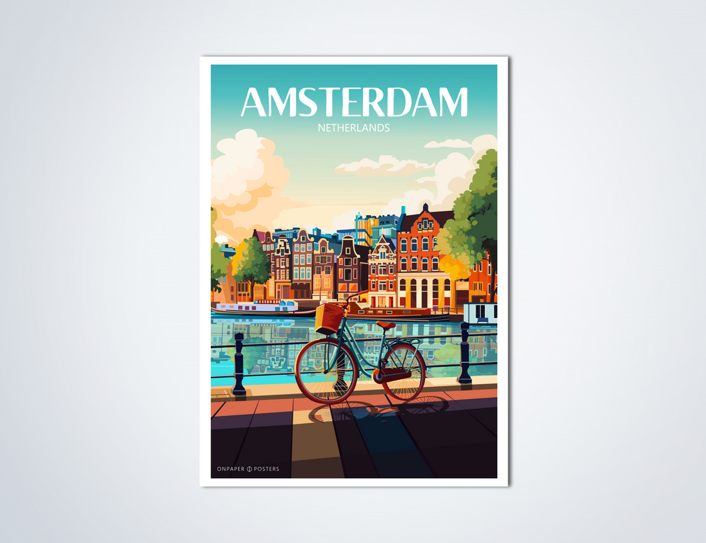 Amsterdam Poster – On Paper Posters