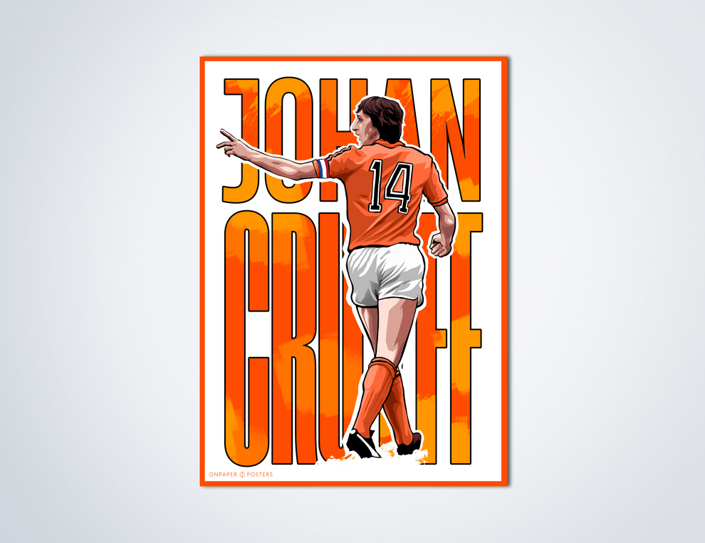 Johan Cruyff Poster – On Paper Posters