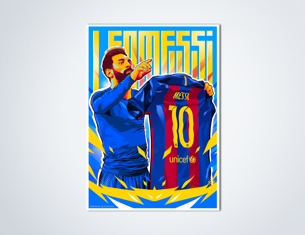 Messi Poster – On Paper Posters