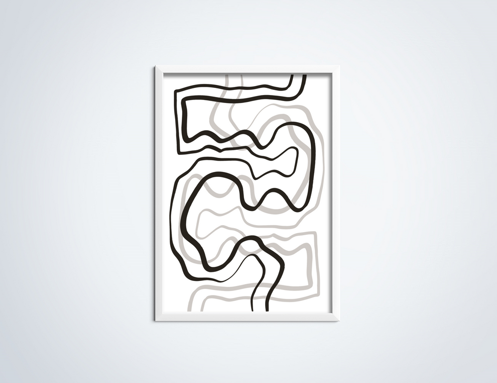 Line Art Amazon poster – On Paper Posters