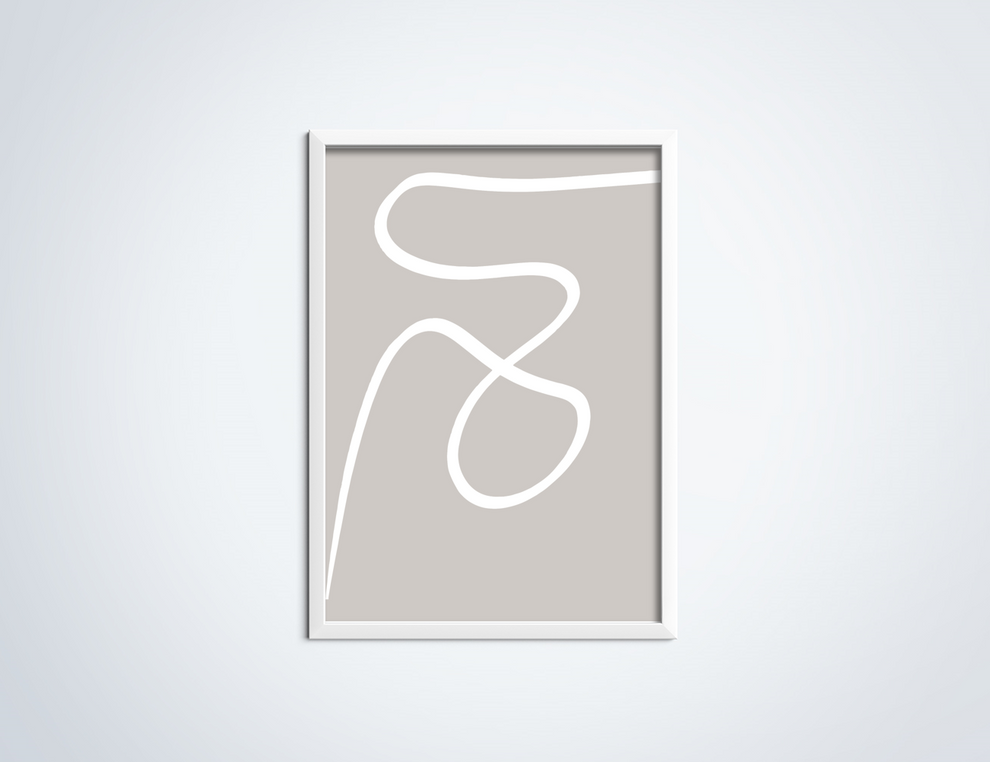 Line Art Simple poster – On Paper Posters