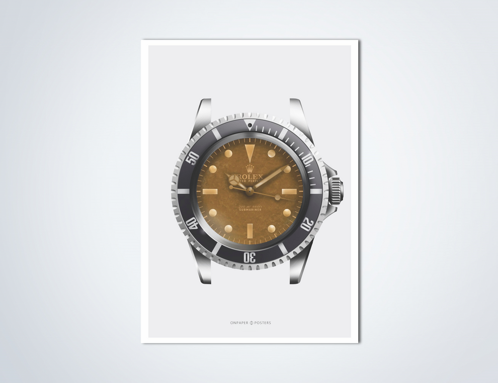Rolex Submariner "Classic" Poster – On Paper Posters